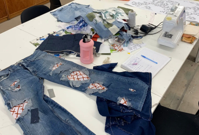 Lucy Ralph Uses Visible Repairs to Promote Clothing's Longevity