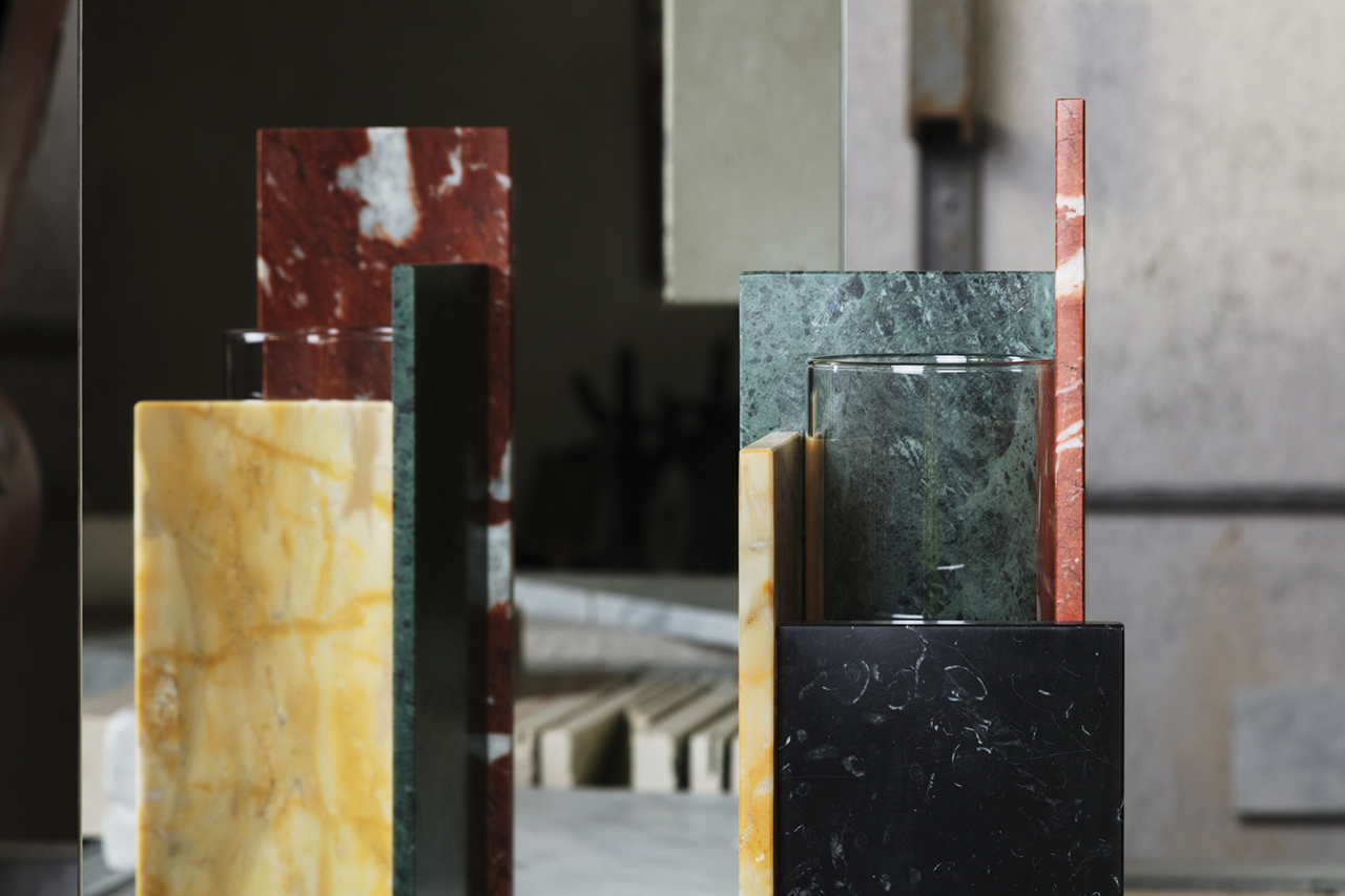 Precioso Holds Love + Memories Near Using Colorful Stone Offcuts