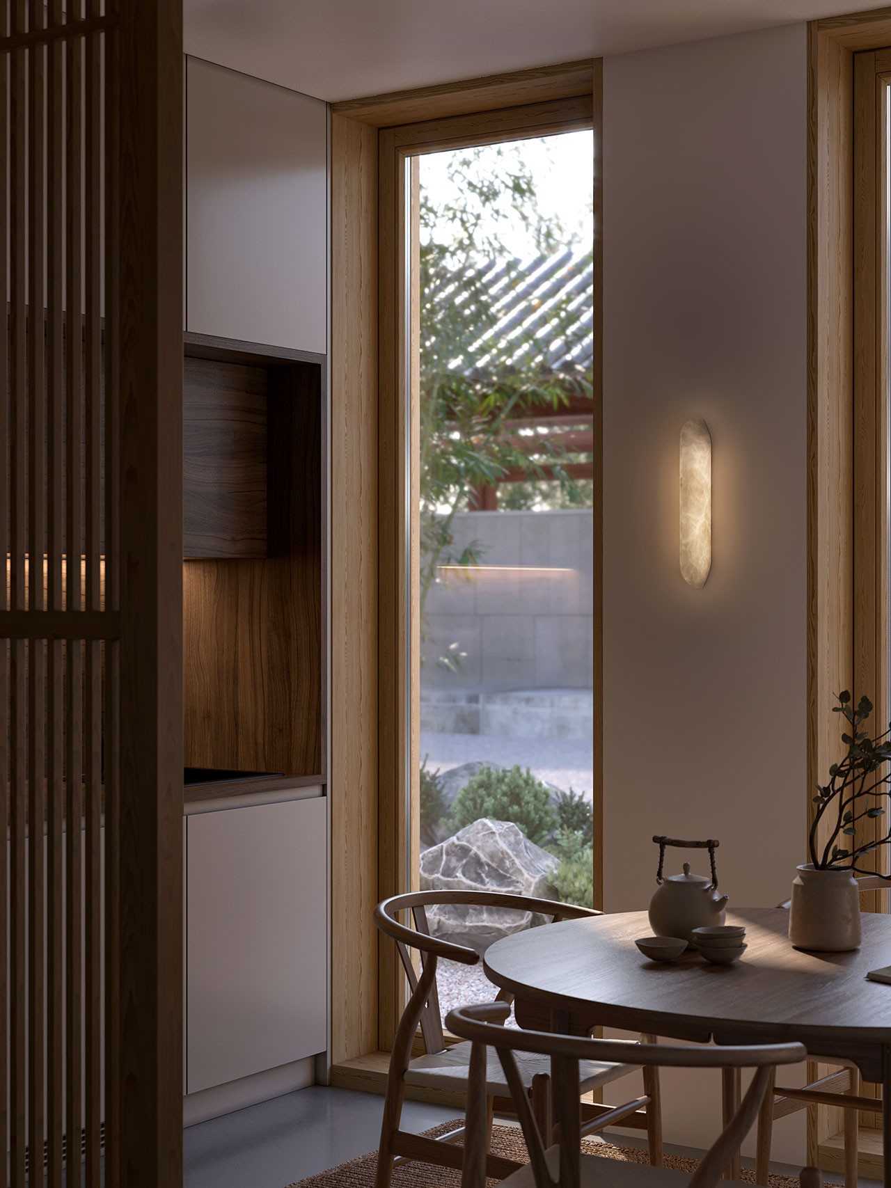 Umami Brings Depth + Harmony to Alabaster Lighting